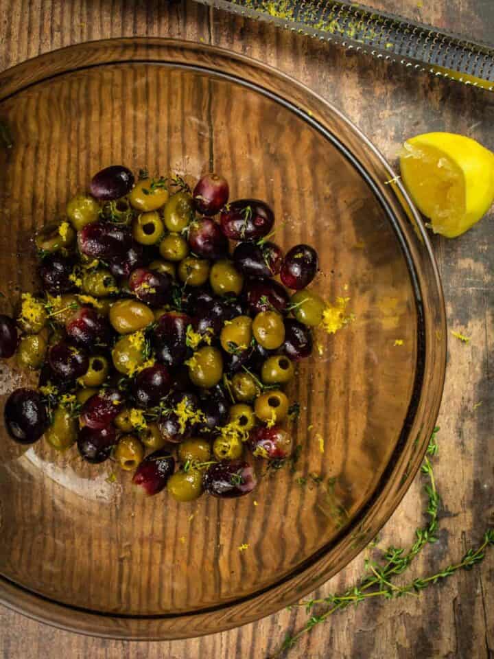 Roasted Grapes and Olives Recipe | Scarlati Family Kitchen