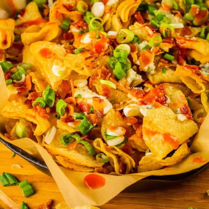 Loaded Blue Cheese Kettle Chips | Scarlati Family Kitchen