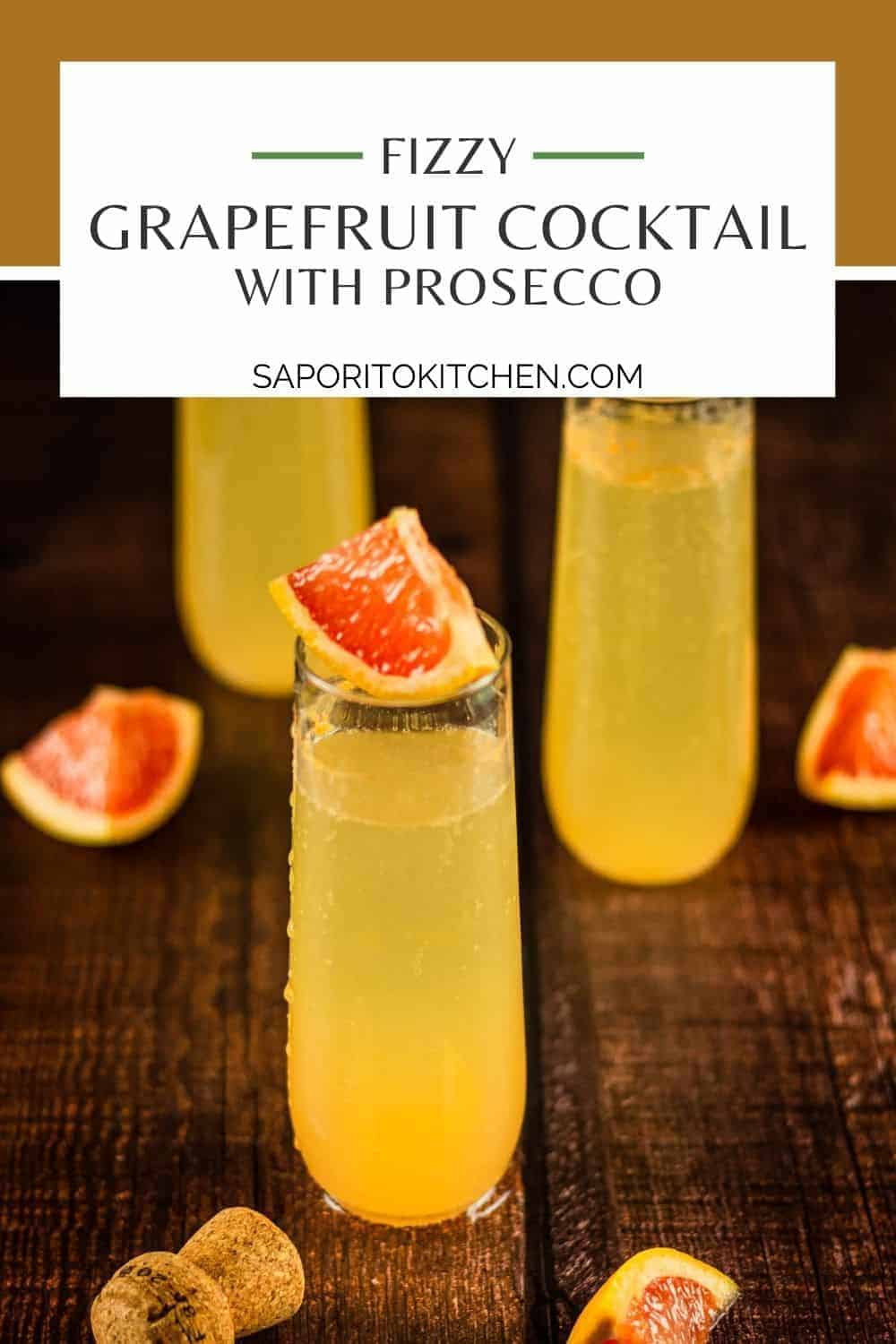 Sparkling Grapefruit Cocktail Recipe | Scarlati Family Kitchen