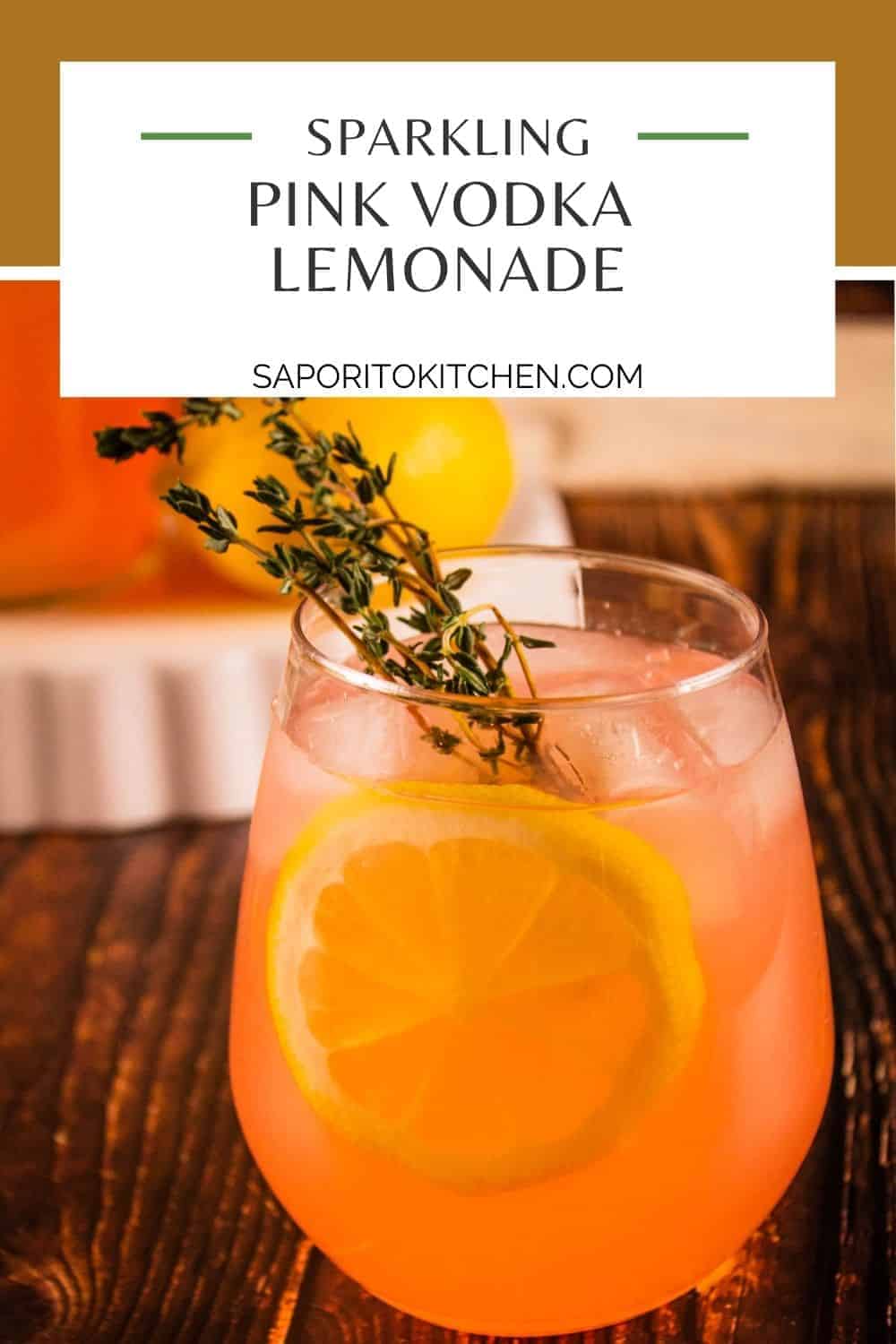 Pink Vodka Lemonade | Scarlati Family Kitchen