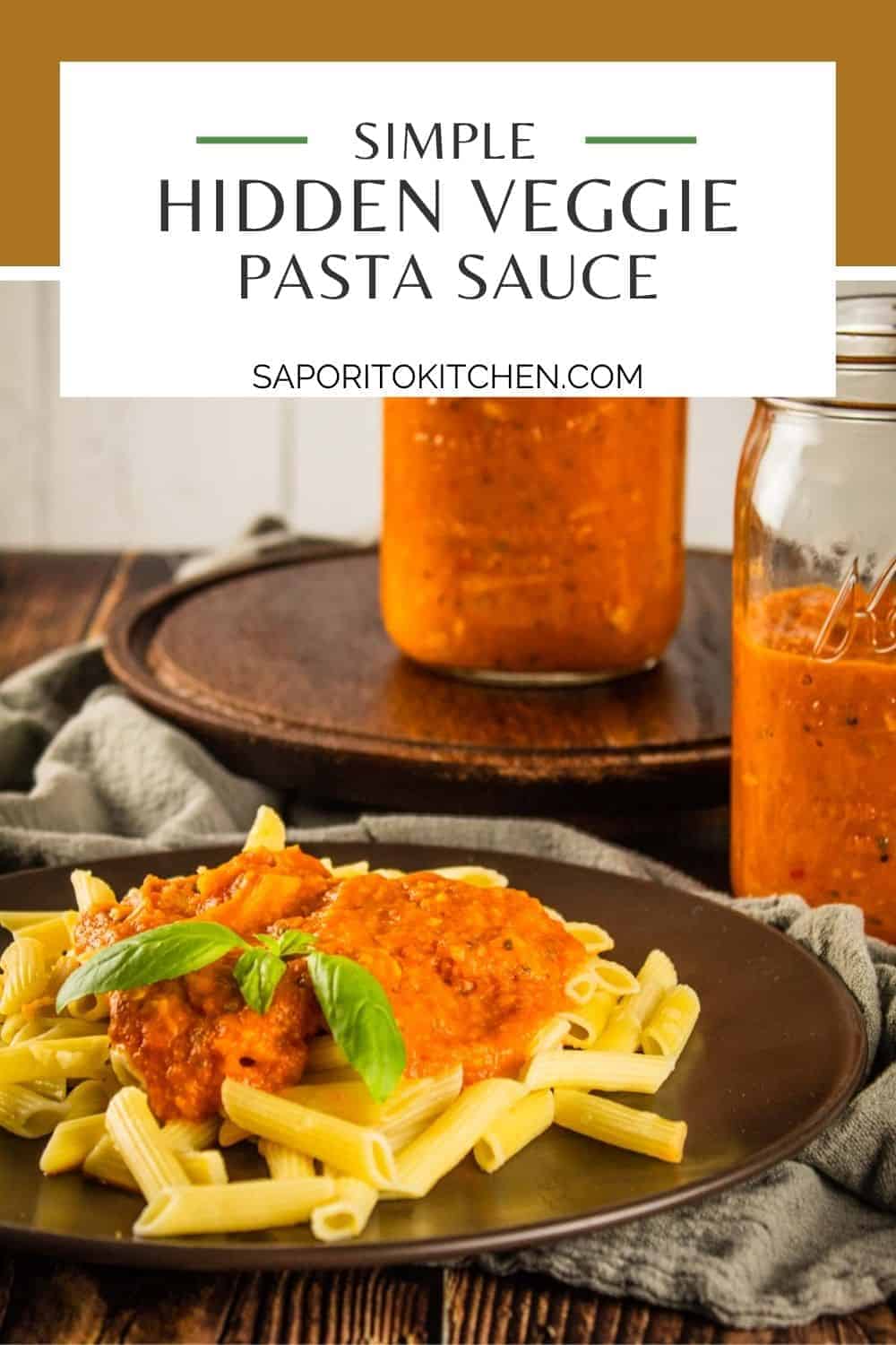 Hidden Veggie Pasta Sauce | Scarlati Family Kitchen