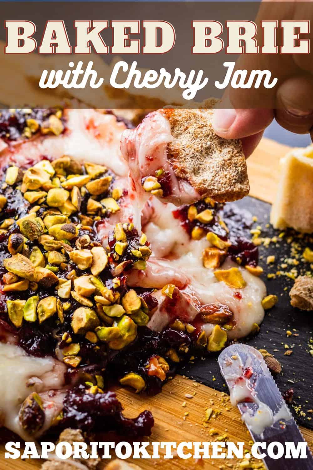 Baked Brie with Jam (3 Ingredients) | Scarlati Family Kitchen
