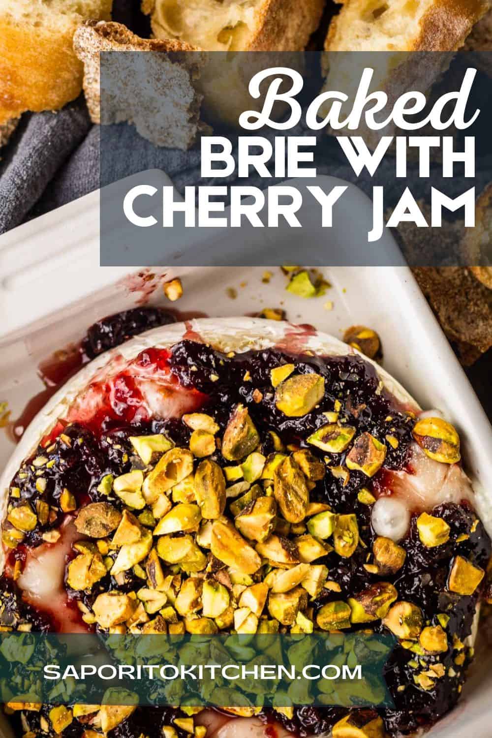 Baked Brie with Jam (3 Ingredients) | Scarlati Family Kitchen