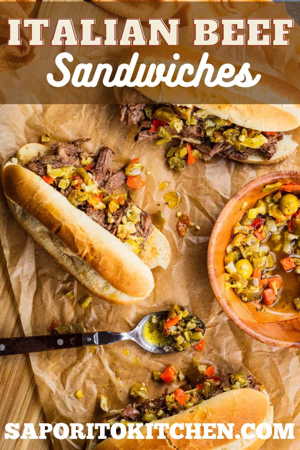 Slow Cooker Italian Beef Au Jus with Giardiniera (Chicago-Style ...