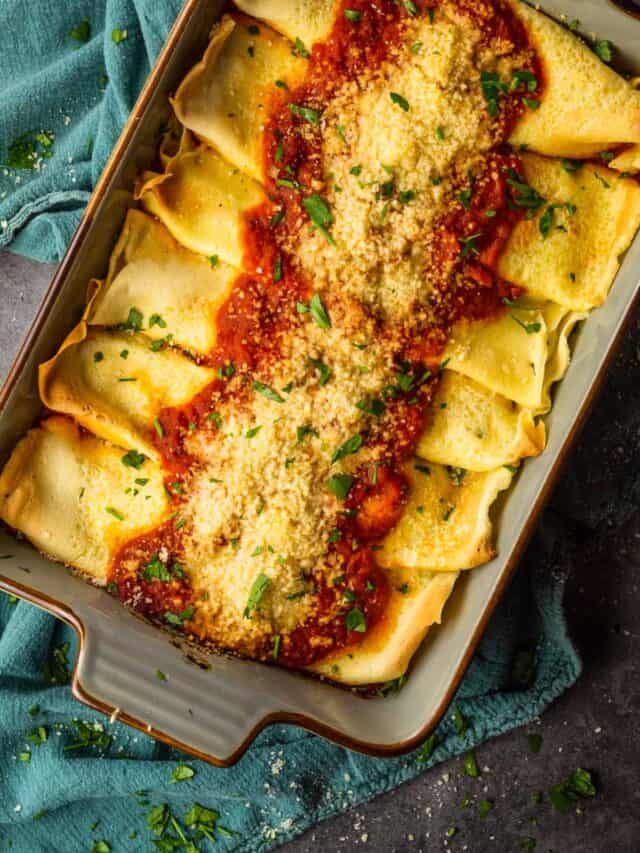 Authentic Homemade Italian Manicotti with Crepes | Scarlati Family Kitchen