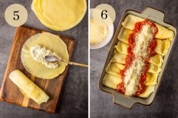 Authentic Homemade Italian Manicotti with Crepes | Scarlati Family Kitchen