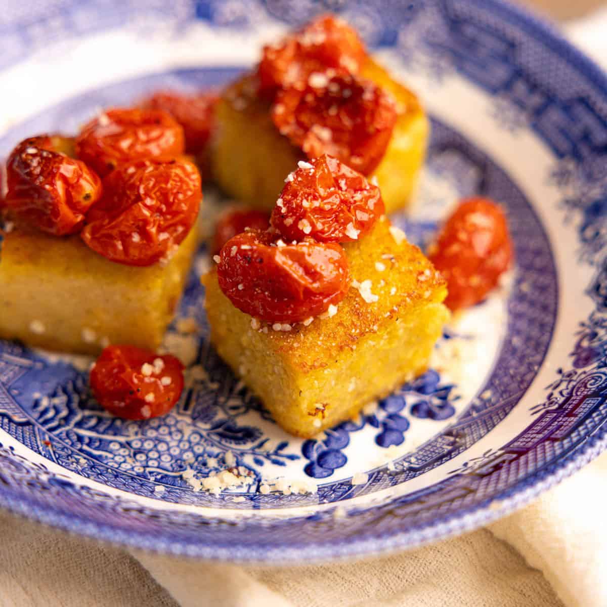 Crispy Fried Polenta Cakes (6 Ingredients!) | Scarlati Family Kitchen