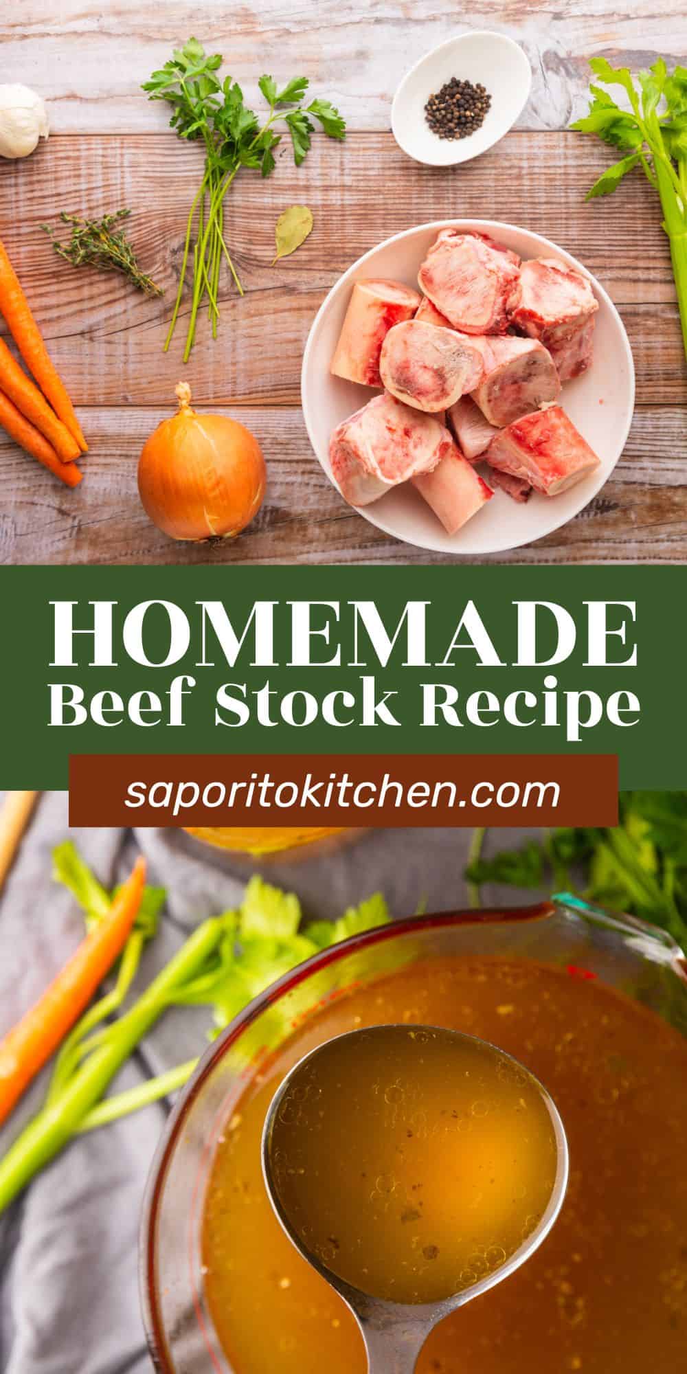 Homemade Beef Stock with Bones | Scarlati Family Kitchen