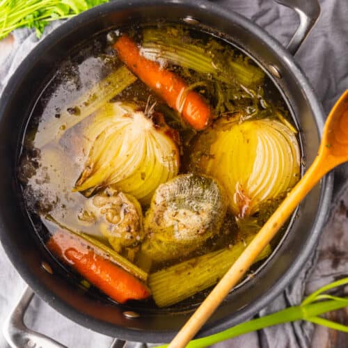 Homemade Beef Stock with Bones | Scarlati Family Kitchen