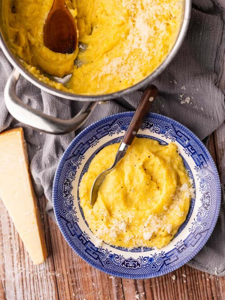 Creamy Parmesan Polenta (Easy Italian Side Dish) | Scarlati Family Kitchen