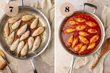 Baked Italian Stuffed Calamari with Tomato Sauce | Scarlati Family Kitchen