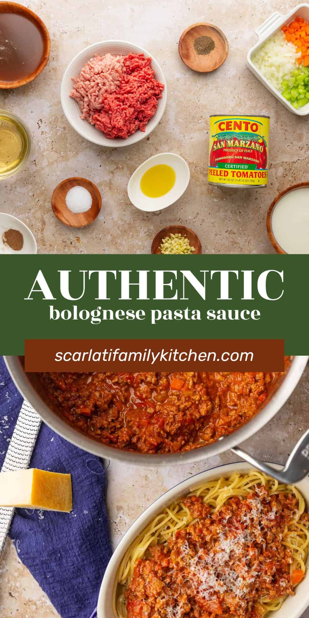 Authentic Homemade Bolognese Sauce | Scarlati Family Kitchen