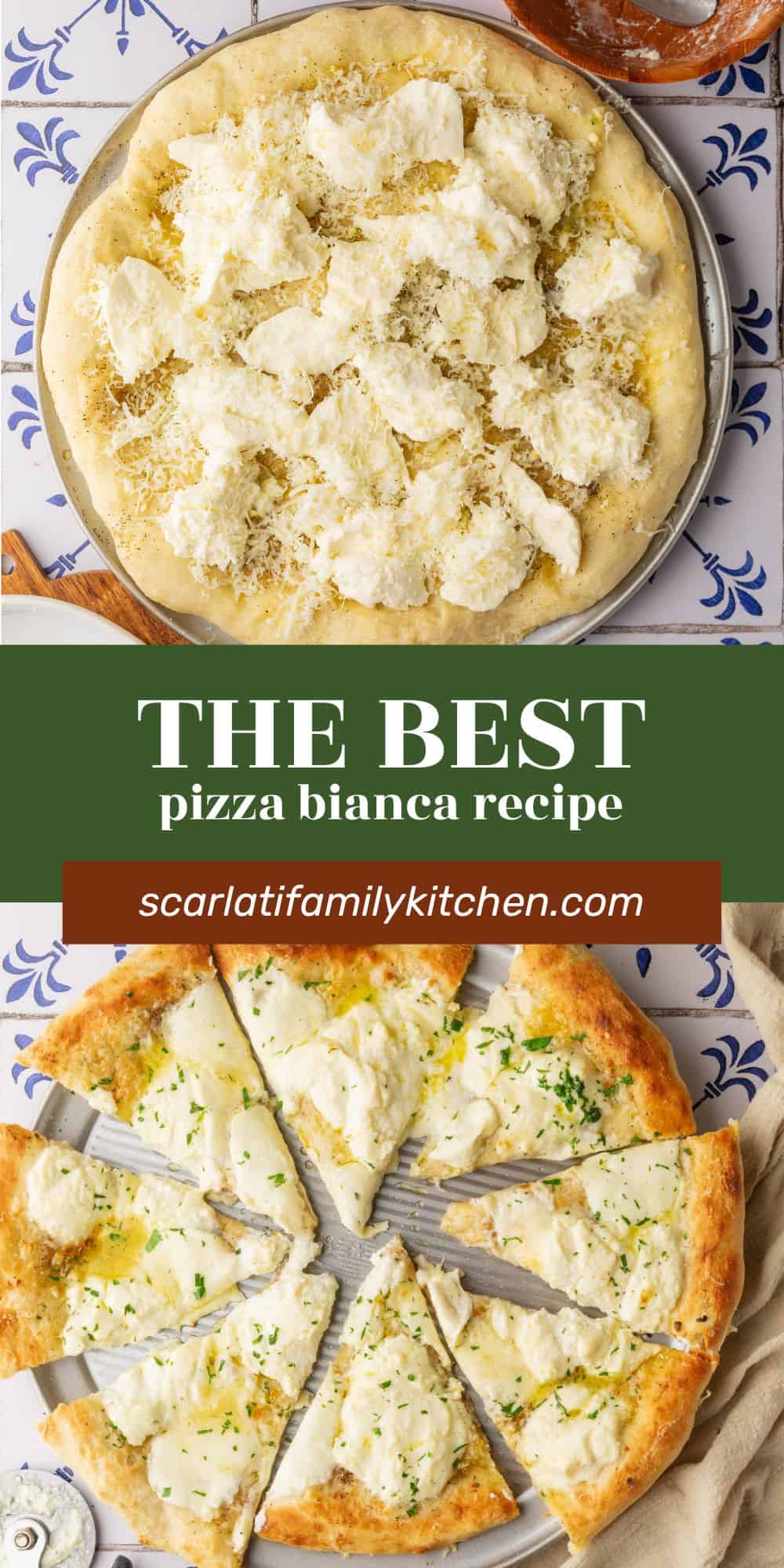 White Pizza Recipe with Ricotta (Pizza Bianca) | Scarlati Family Kitchen