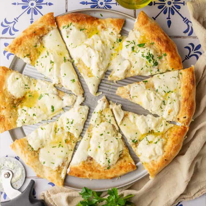 White Pizza Recipe with Ricotta (Pizza Bianca) | Scarlati Family Kitchen