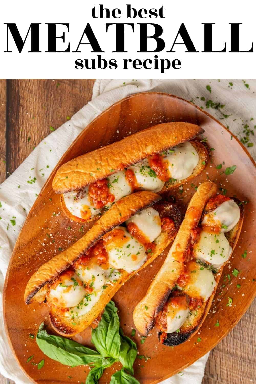 Baked Meatball Subs with Provolone and Marinara | Scarlati Family Kitchen
