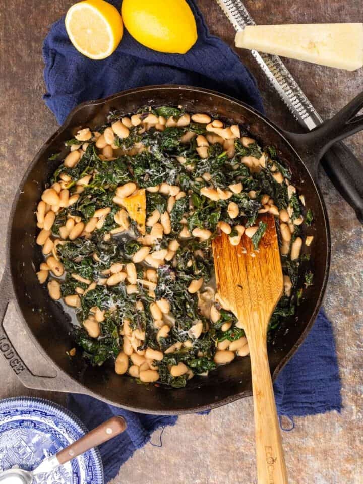 Italian Greens and Beans (Authentic One-Pan Recipe) | Scarlati Family ...